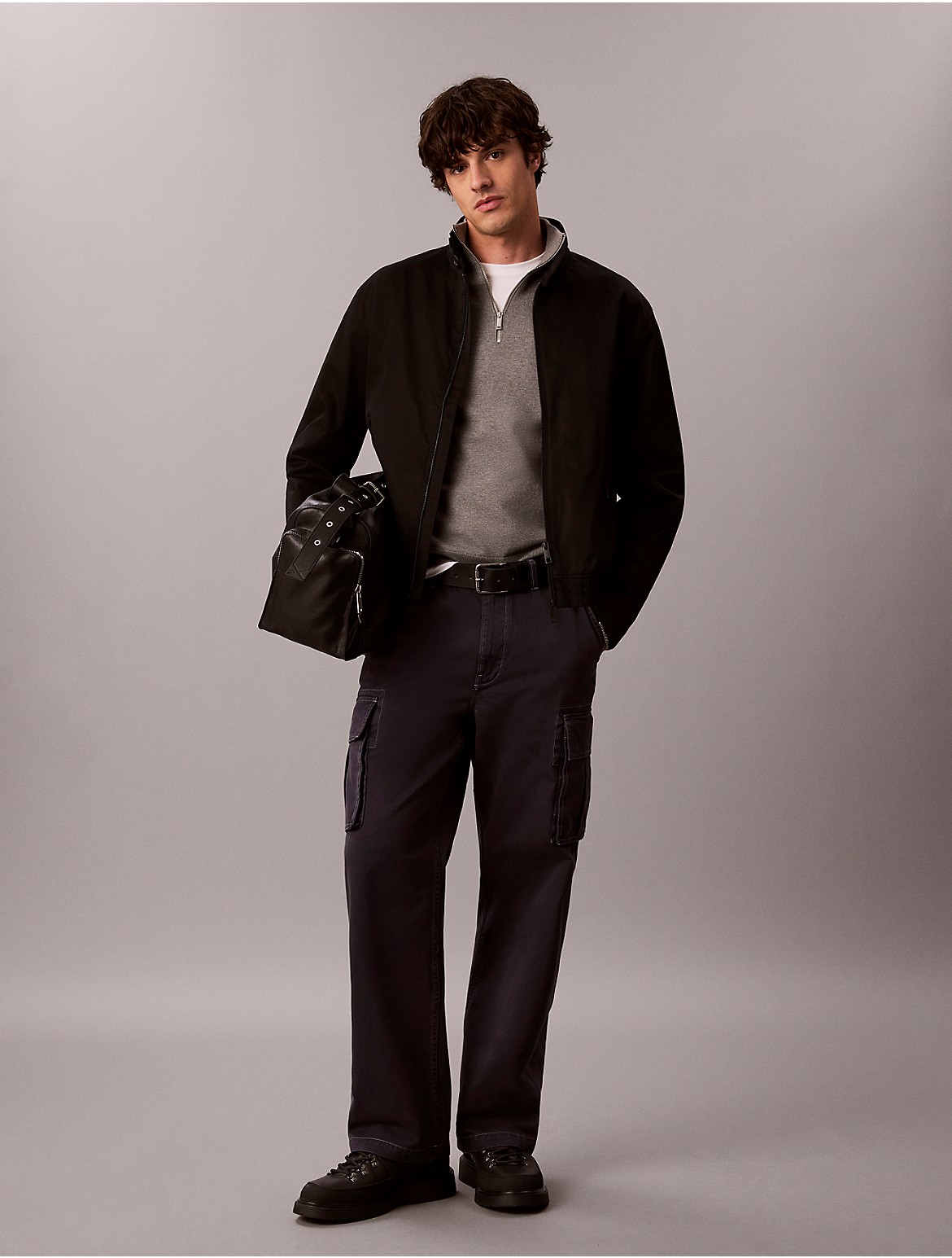 CALVIN KLEIN Calvin Klein Jeans Baggy Utility Cotton Twill Cargo Pants